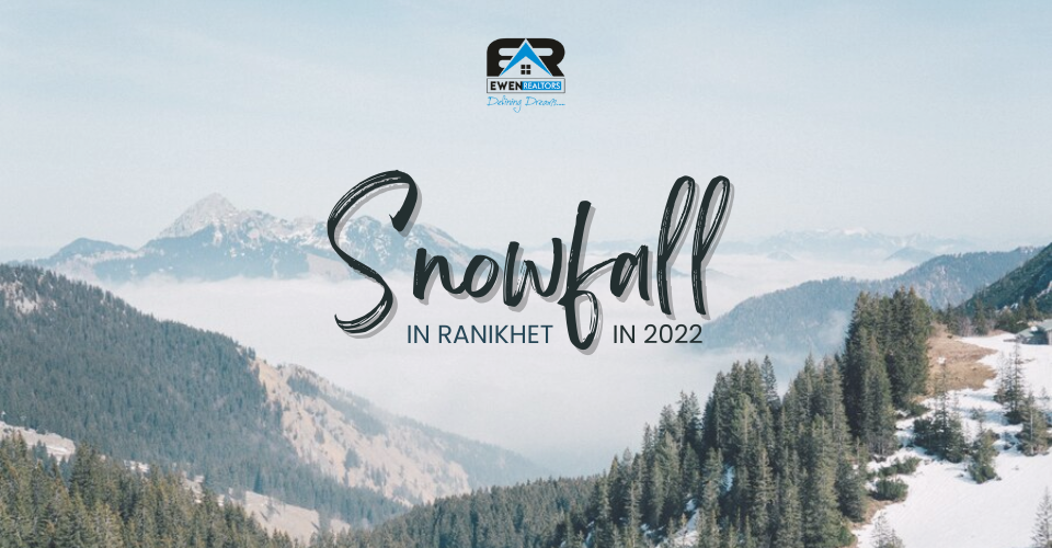Snowfall In Ranikhet In 2023